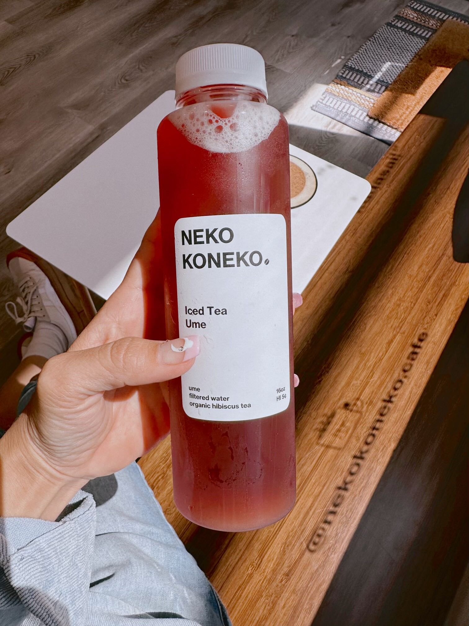 [E] Iced Ume Tea 16 oz. | Neko Koneko Cafe